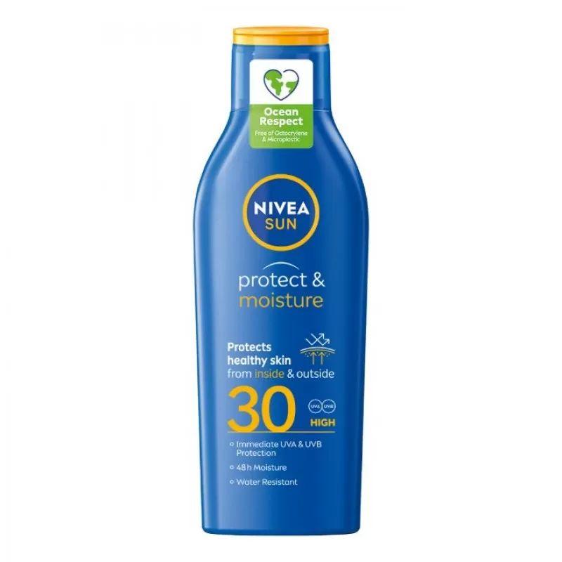 NIVEA Sun Protect & Moisture hidratantni losion za zaštitu od sunca SPF 30 – 400 ml